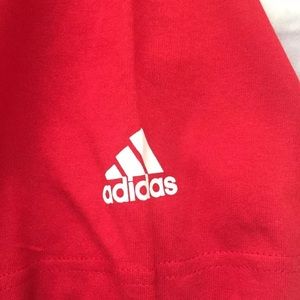 adidas | Shirts | Nwt Adidas Mens Basic University Red Tshirt | Poshmark